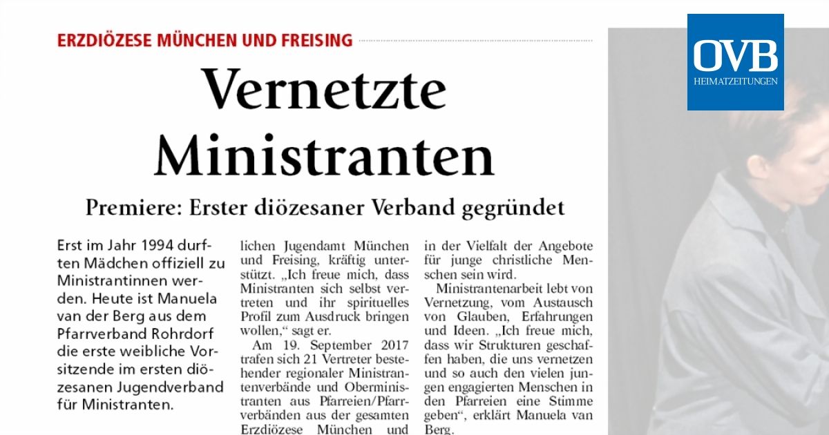 Vernetzte Ministranten - OVB Heimatzeitungen