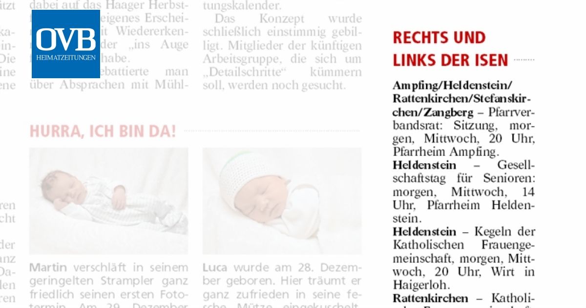 REchts und LInks der Isen - OVB Heimatzeitungen