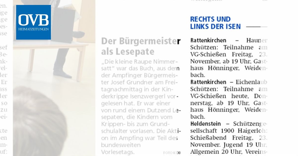 REchts und Links der Isen - OVB Heimatzeitungen