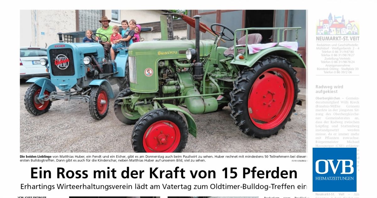 Ein Ross mit der Kraft von 15 Pferden - OVB Heimatzeitungen