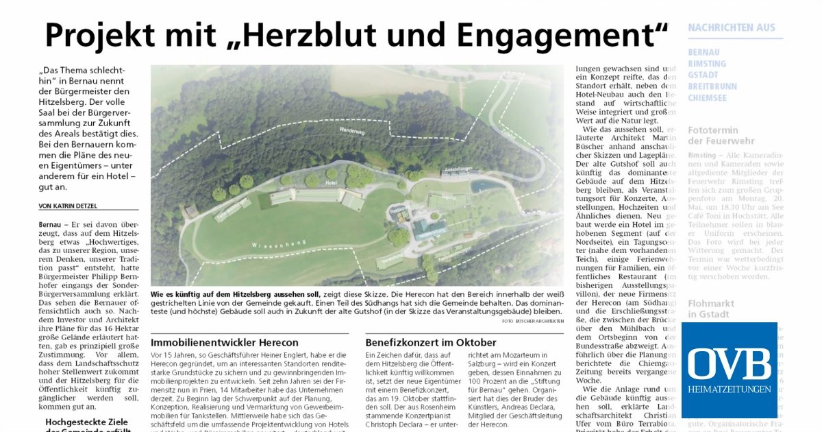Projekt mit „Herzblut und Engagement“ - OVB Heimatzeitungen