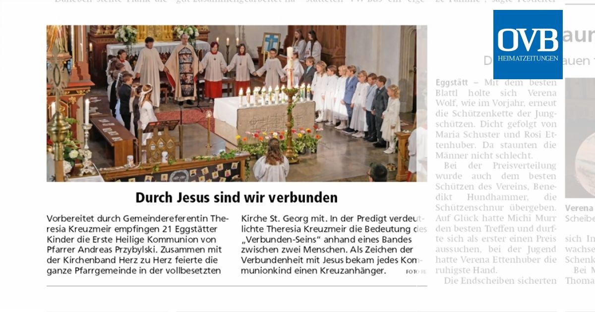 Durch Jesus sind wir verbunden - OVB Heimatzeitungen
