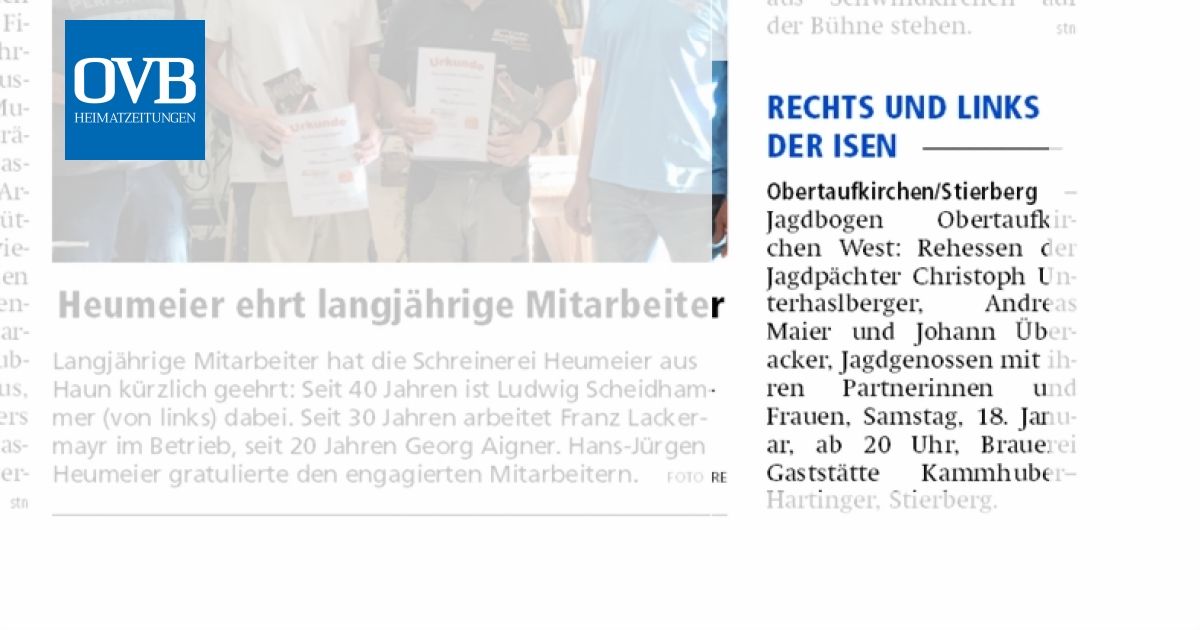 Rechts und links der Isen - OVB Heimatzeitungen