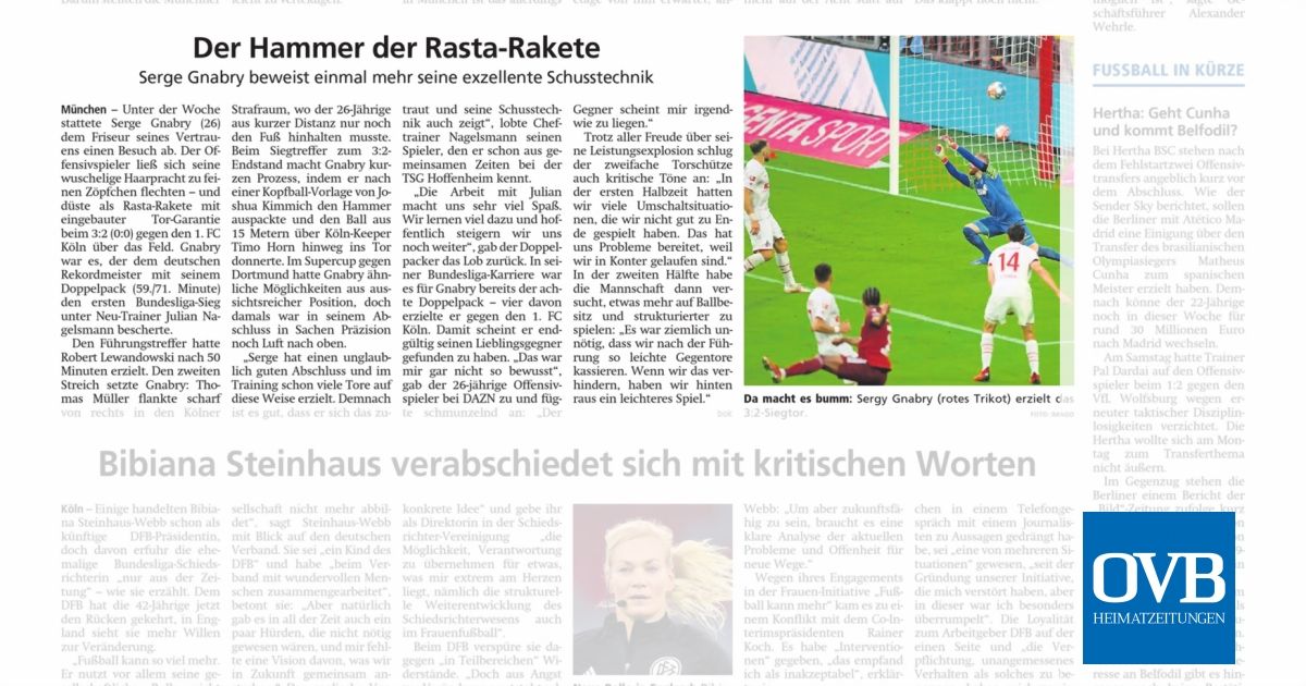 Der Hammer der Rasta-Rakete - OVB Heimatzeitungen
