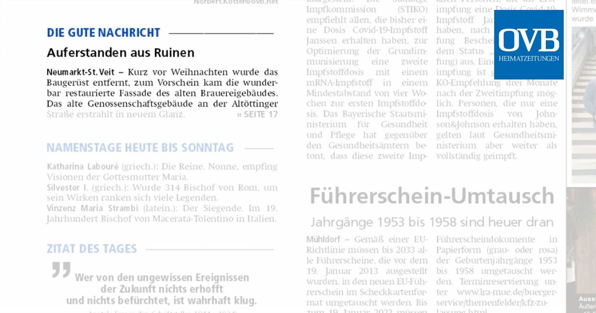 Auferstanden aus Ruinen - OVB Heimatzeitungen
