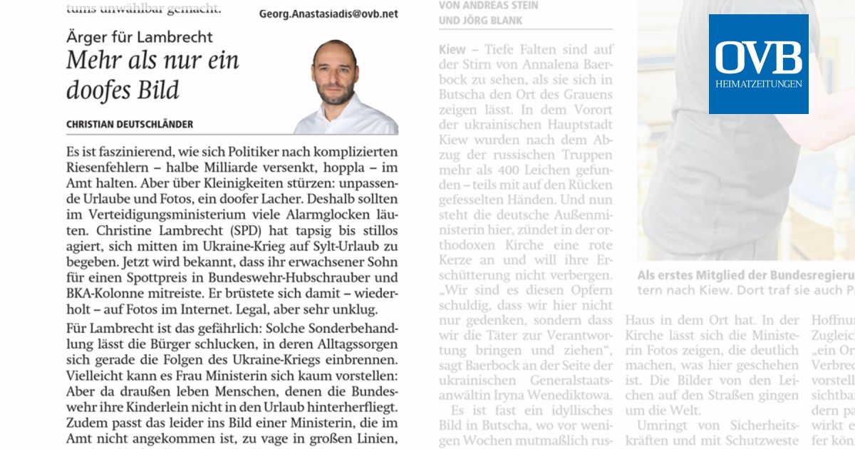 Mehr als nur ein doofes Bild - OVB Heimatzeitungen