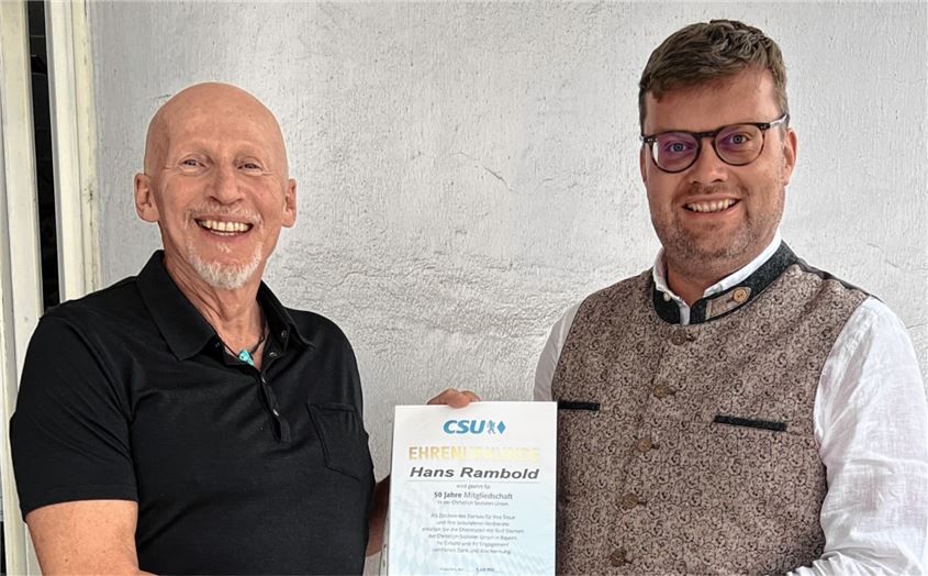 OVB Heimatzeitungen | Ortsverband Buchbach ehrt langjährigen Vorsitzenden