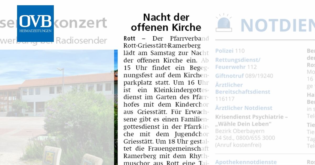 Nacht der offenen Kirche - OVB Heimatzeitungen