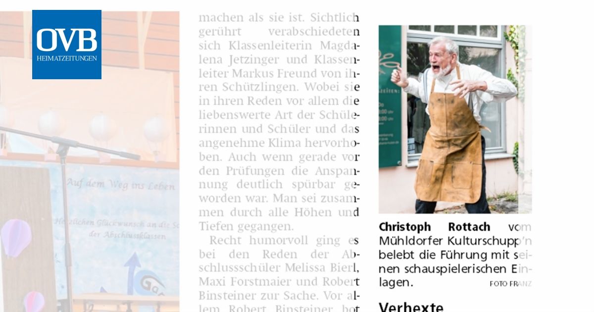 Verhexte Schauspielführung um Maria Pauer - OVB Heimatzeitungen