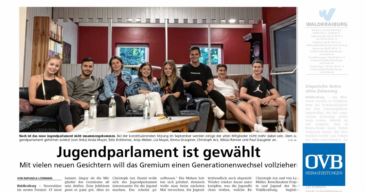 Jugendparlament ist gewählt - OVB Heimatzeitungen