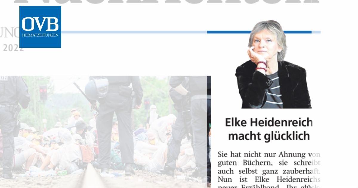 Elke Heidenreich macht glücklich - OVB Heimatzeitungen