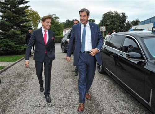 OVB Heimatzeitungen | Impressionen vom Meggle-Jubiläum: Handkuss ...