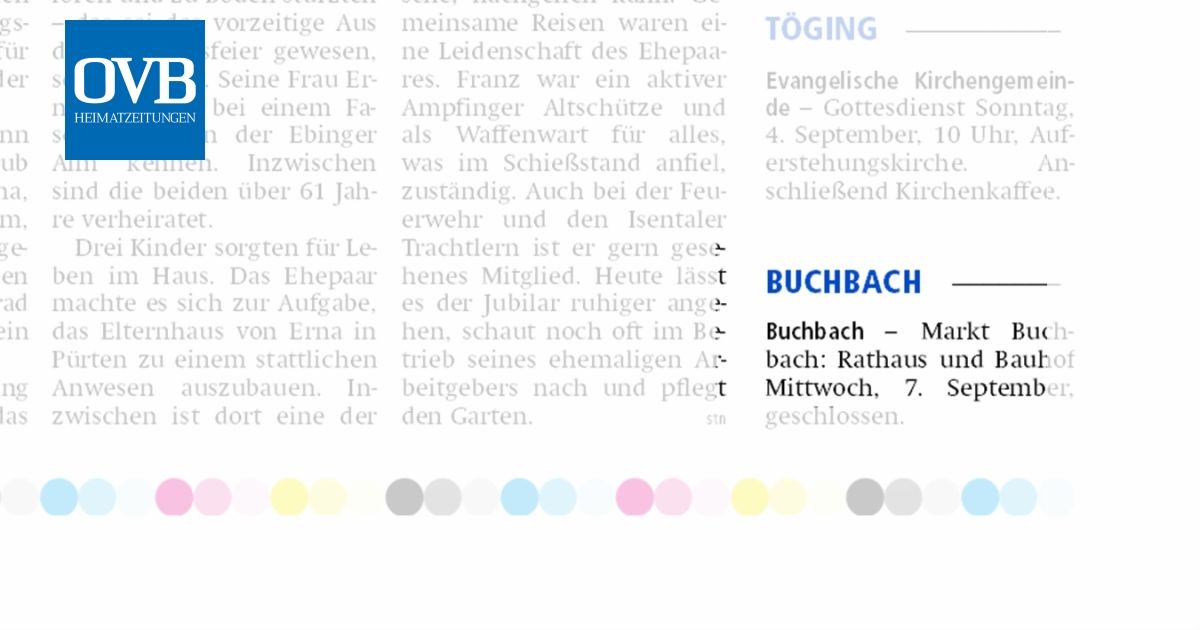 Buchbach - OVB Heimatzeitungen