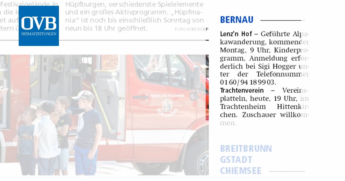 bernau - OVB Heimatzeitungen
