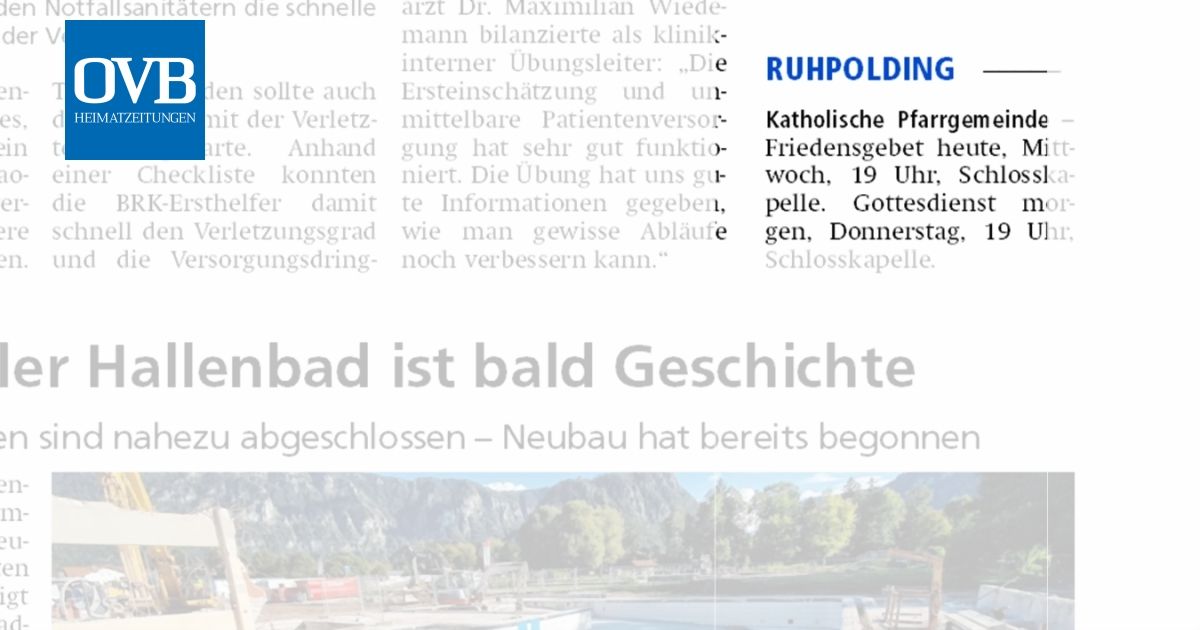 Ruhpolding - OVB Heimatzeitungen