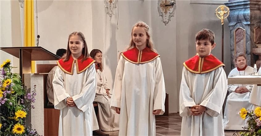 OVB Heimatzeitungen | Neue Ministranten in Prutting eingeführt