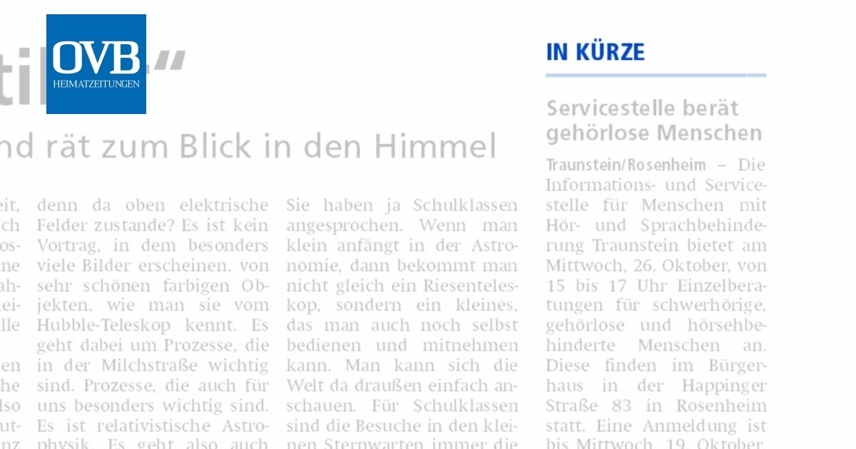 - OVB Heimatzeitungen