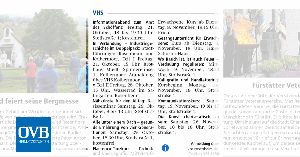 VHS - OVB Heimatzeitungen