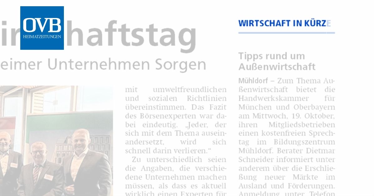 - OVB Heimatzeitungen