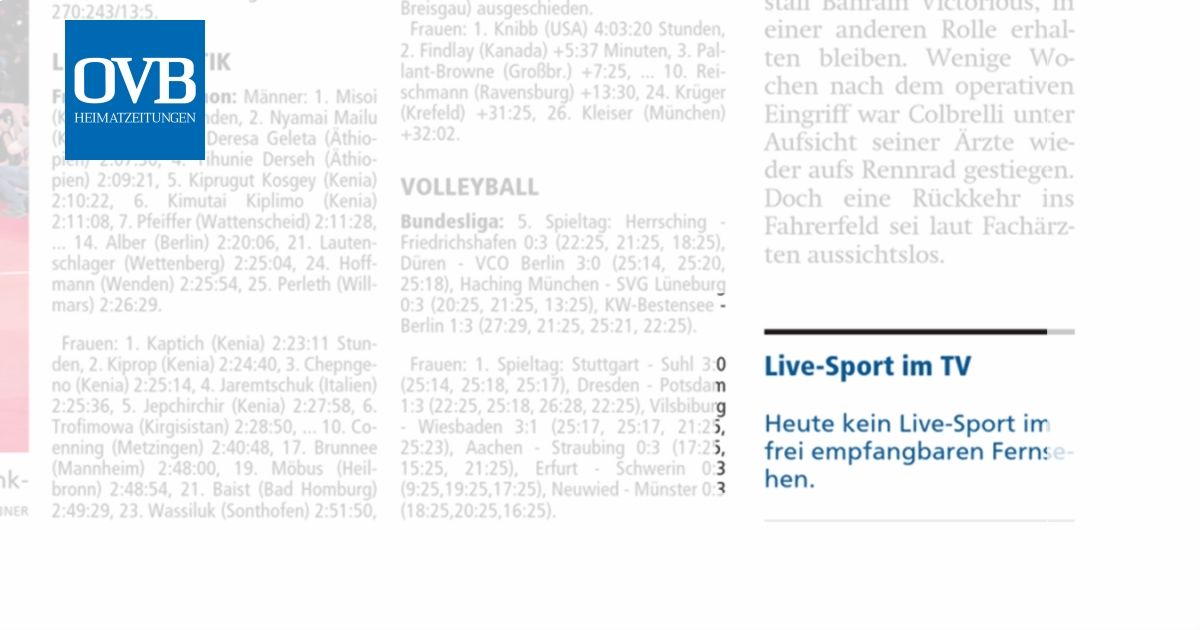 - OVB Heimatzeitungen