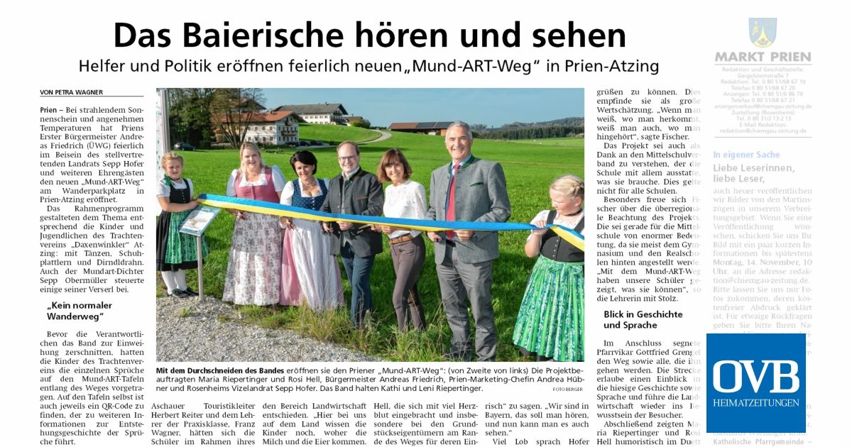 Das Baierische hören und sehen - OVB Heimatzeitungen