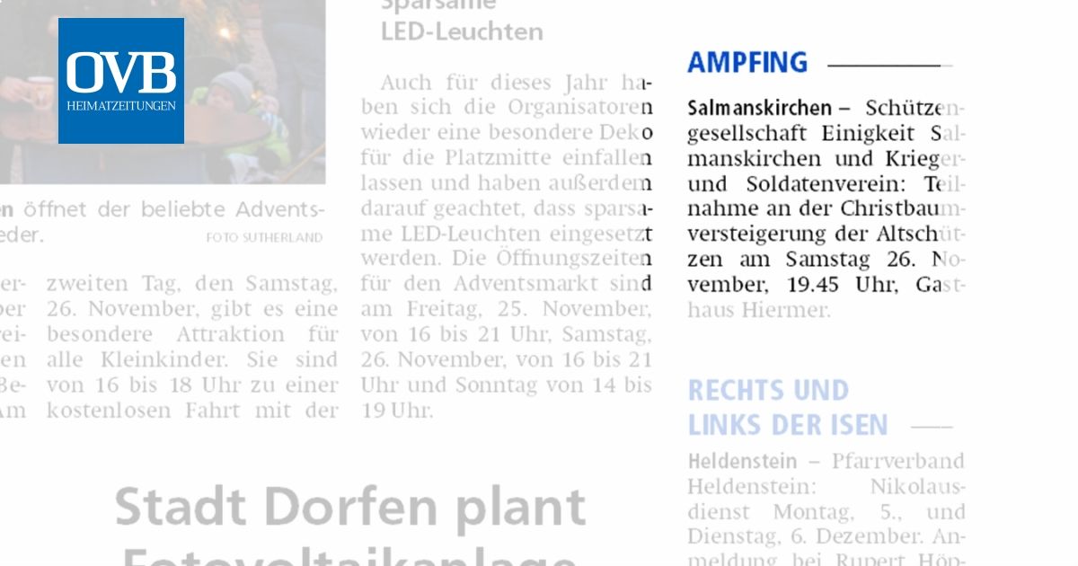 Ampfing - OVB Heimatzeitungen