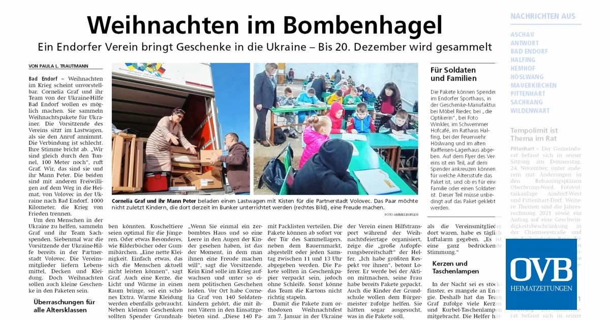 Weihnachten im Bombenhagel - OVB Heimatzeitungen