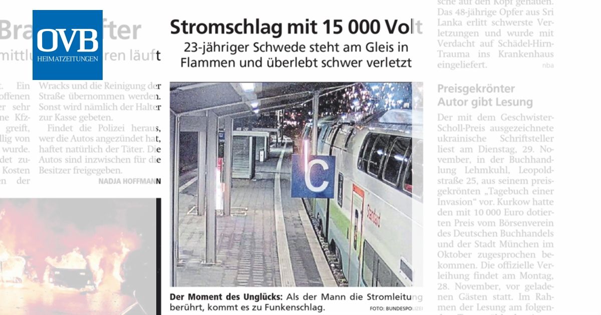 Stromschlag mit 15 000 Volt - OVB Heimatzeitungen