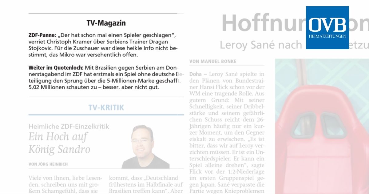 TV-Magazin - OVB Heimatzeitungen