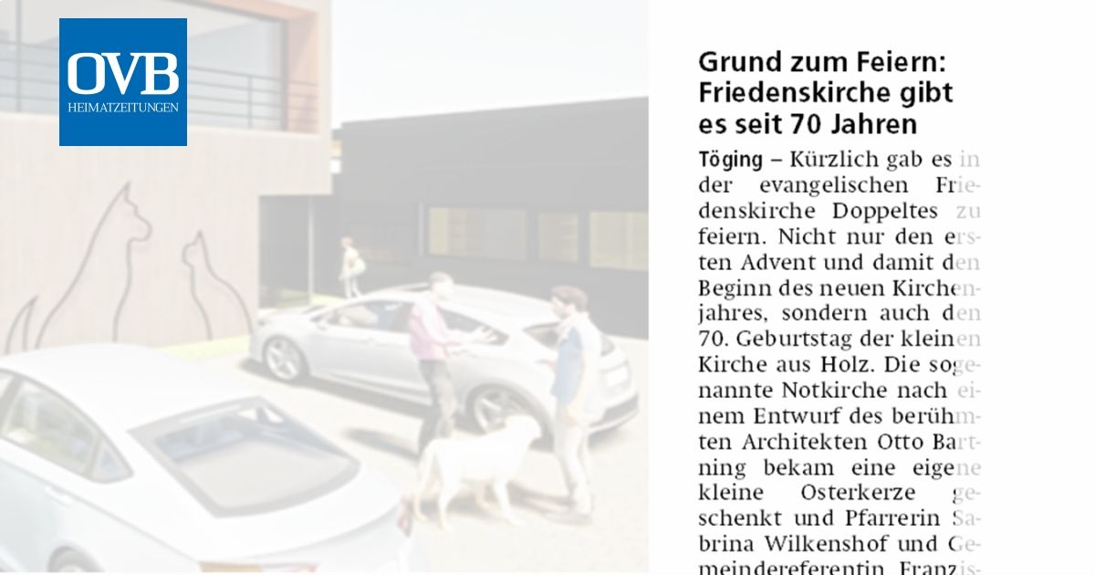 Grund zum Feiern: Friedenskirche gibt es seit 70 Jahren - OVB ...