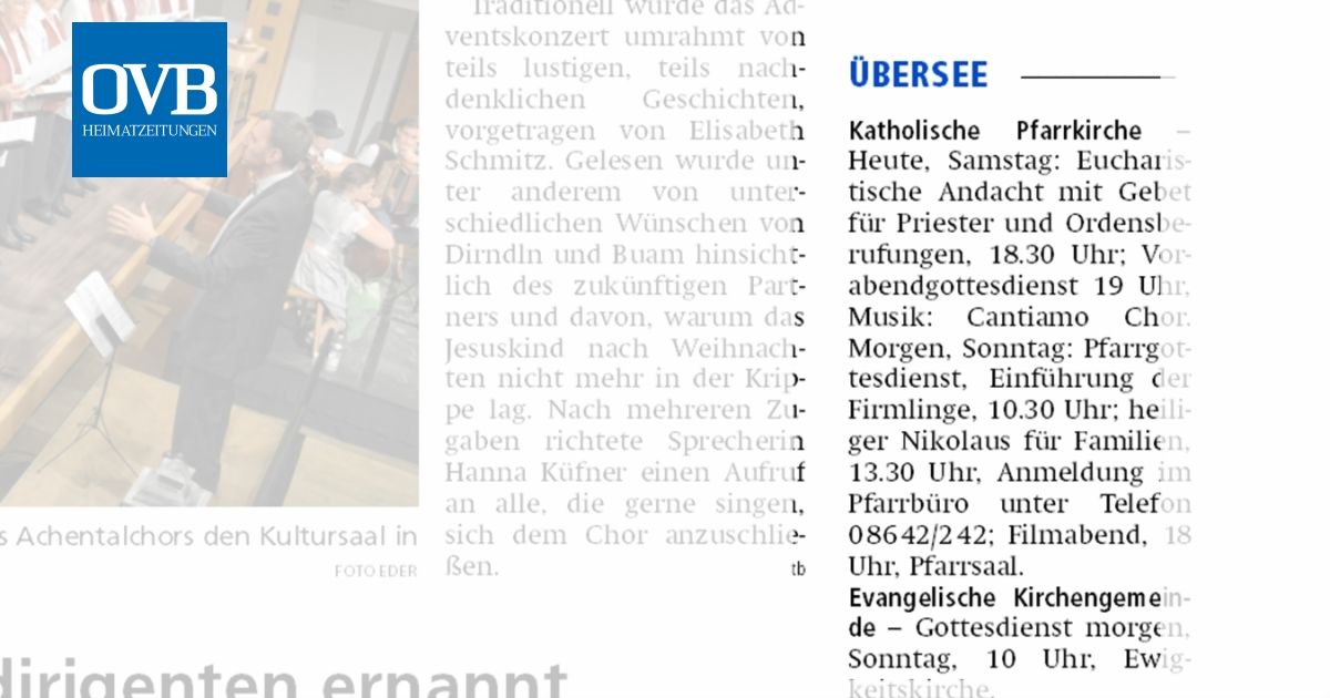 übersee - OVB Heimatzeitungen