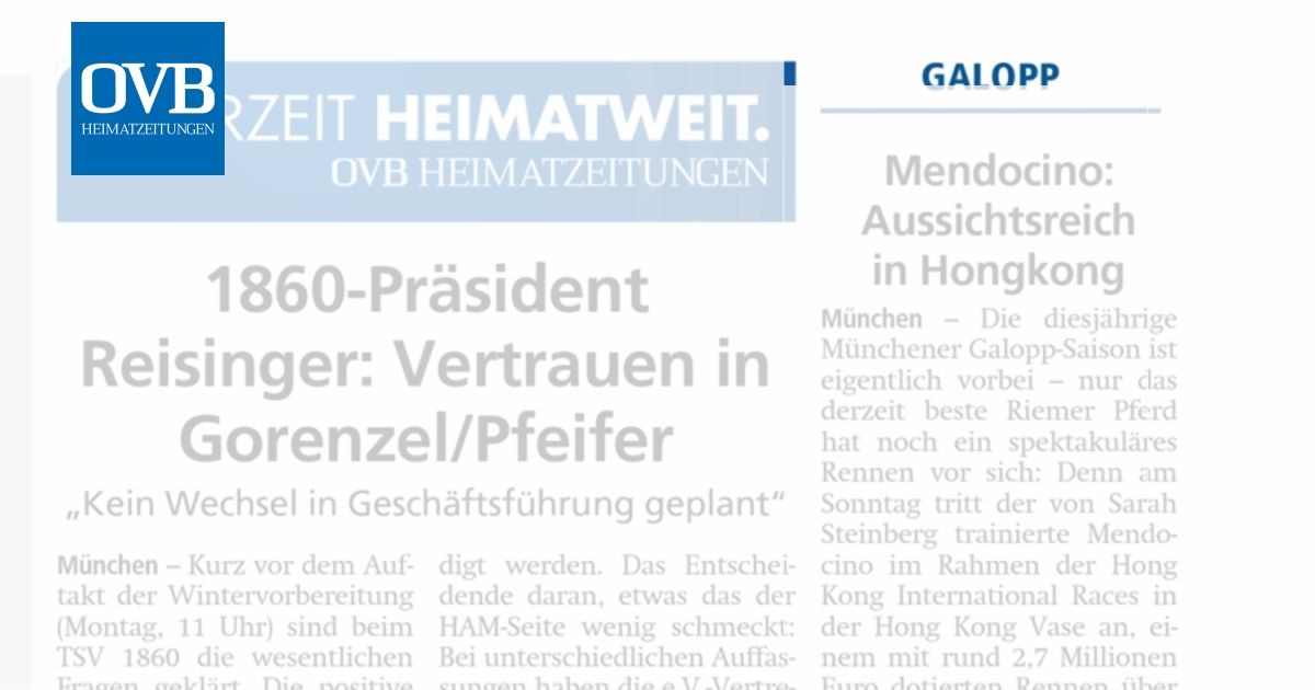 - OVB Heimatzeitungen