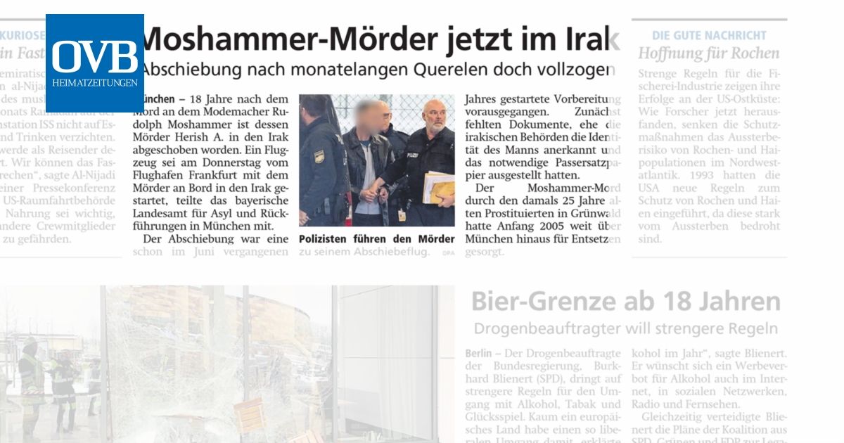Moshammer-Mörder jetzt im Irak - OVB Heimatzeitungen