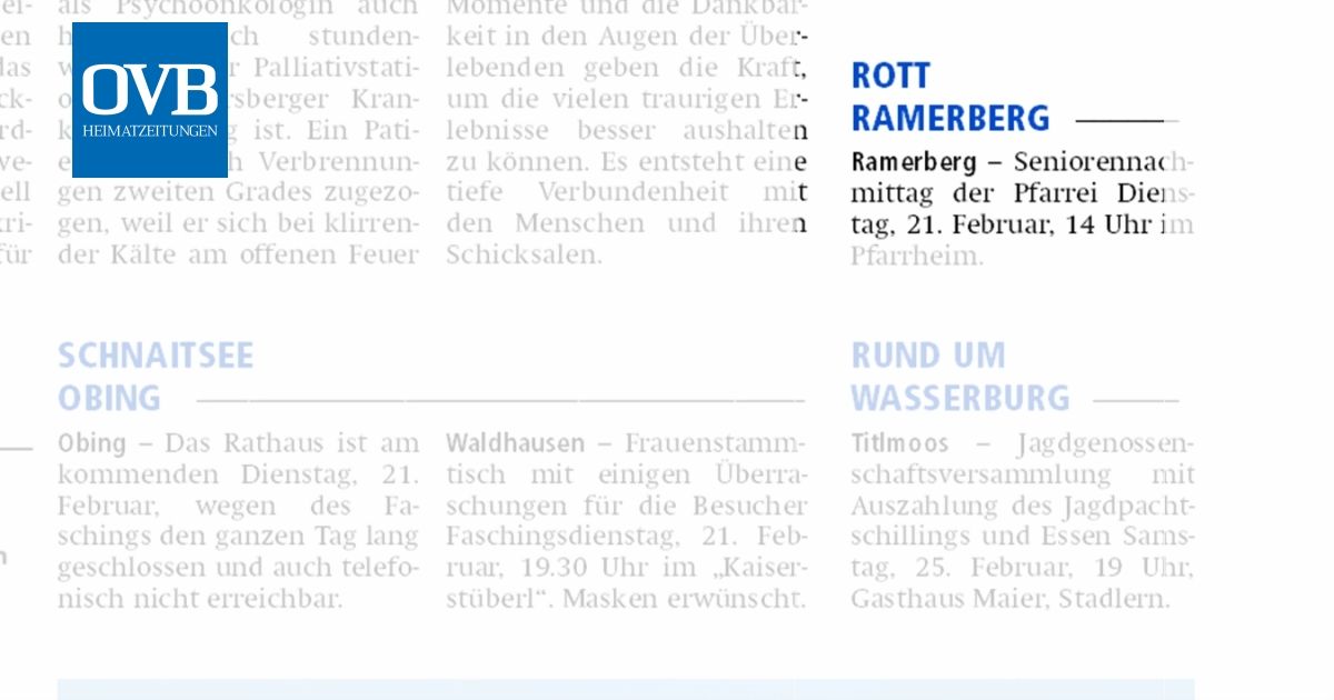 rott ramerberg - OVB Heimatzeitungen