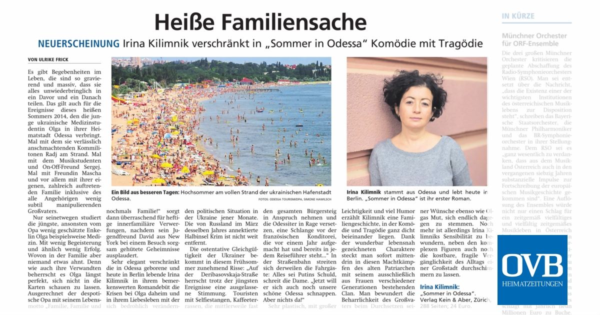 Heiße Familiensache - OVB Heimatzeitungen