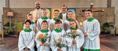 OVB Heimatzeitungen | Neue Ministranten für die Pfarrei Maria Schutz